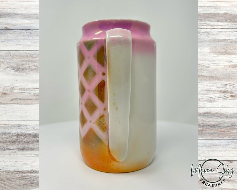 Vintage German Lusterware Pitcher, Luster Glazed Milk Pitcher ...