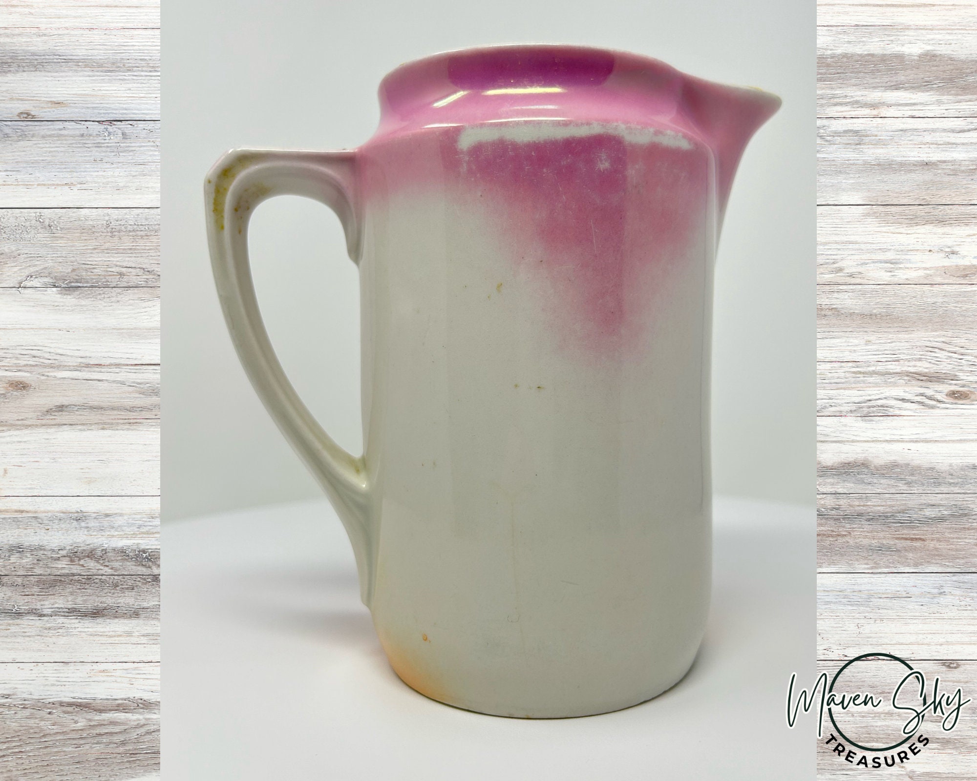 Vintage German Lusterware Pitcher, Luster Glazed Milk Pitcher ...