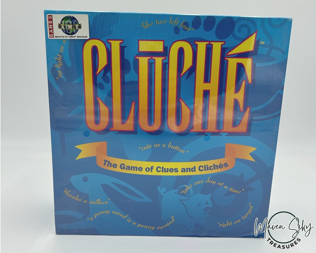 Cluche Board Game, Vintage Board Game, Retro Board Game, New Vintage Board Game, 1996 Board Game ...