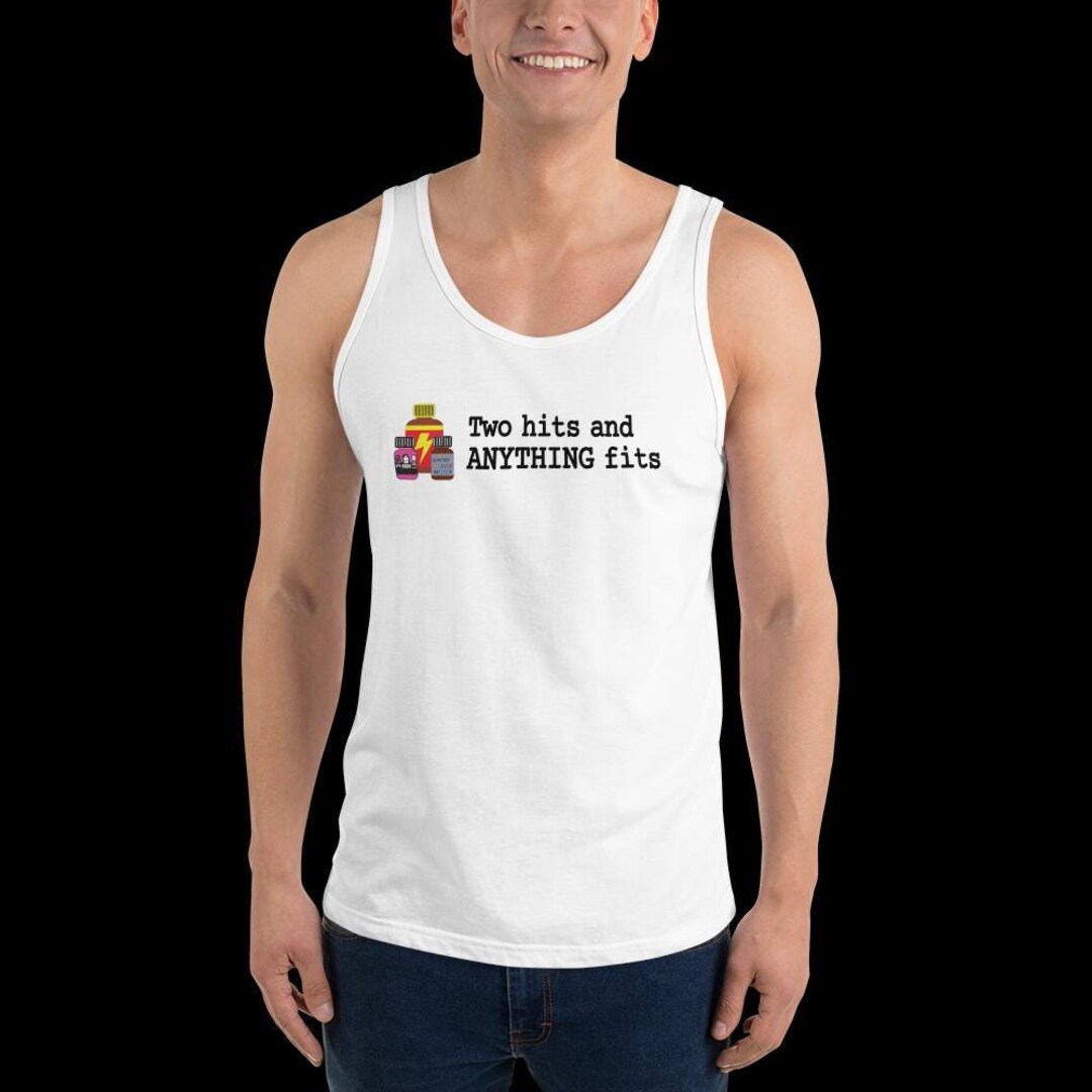 Two Hits and Anything Fits Fun Popper Tank - Etsy