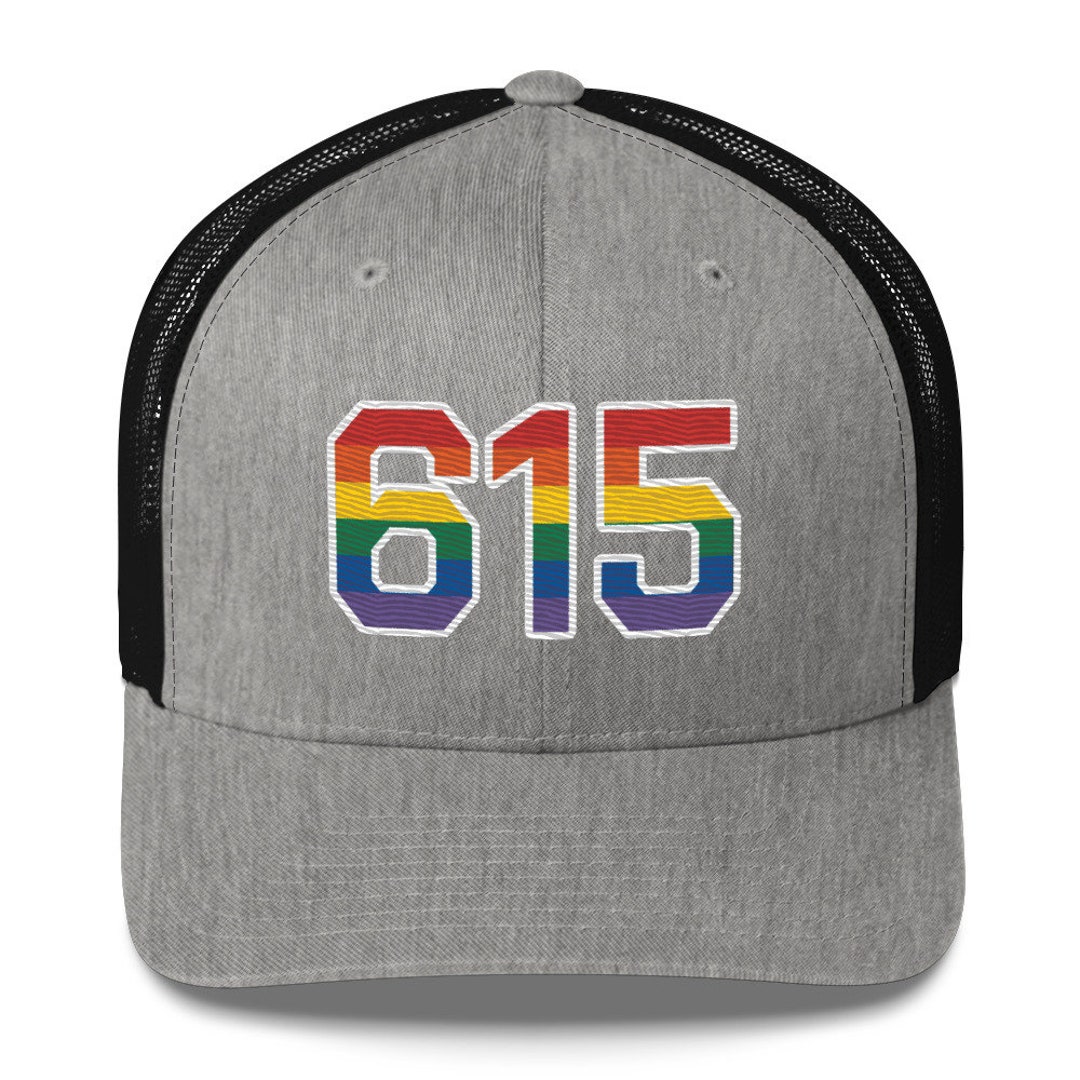 615 Rainbow Trucker Hat - Etsy