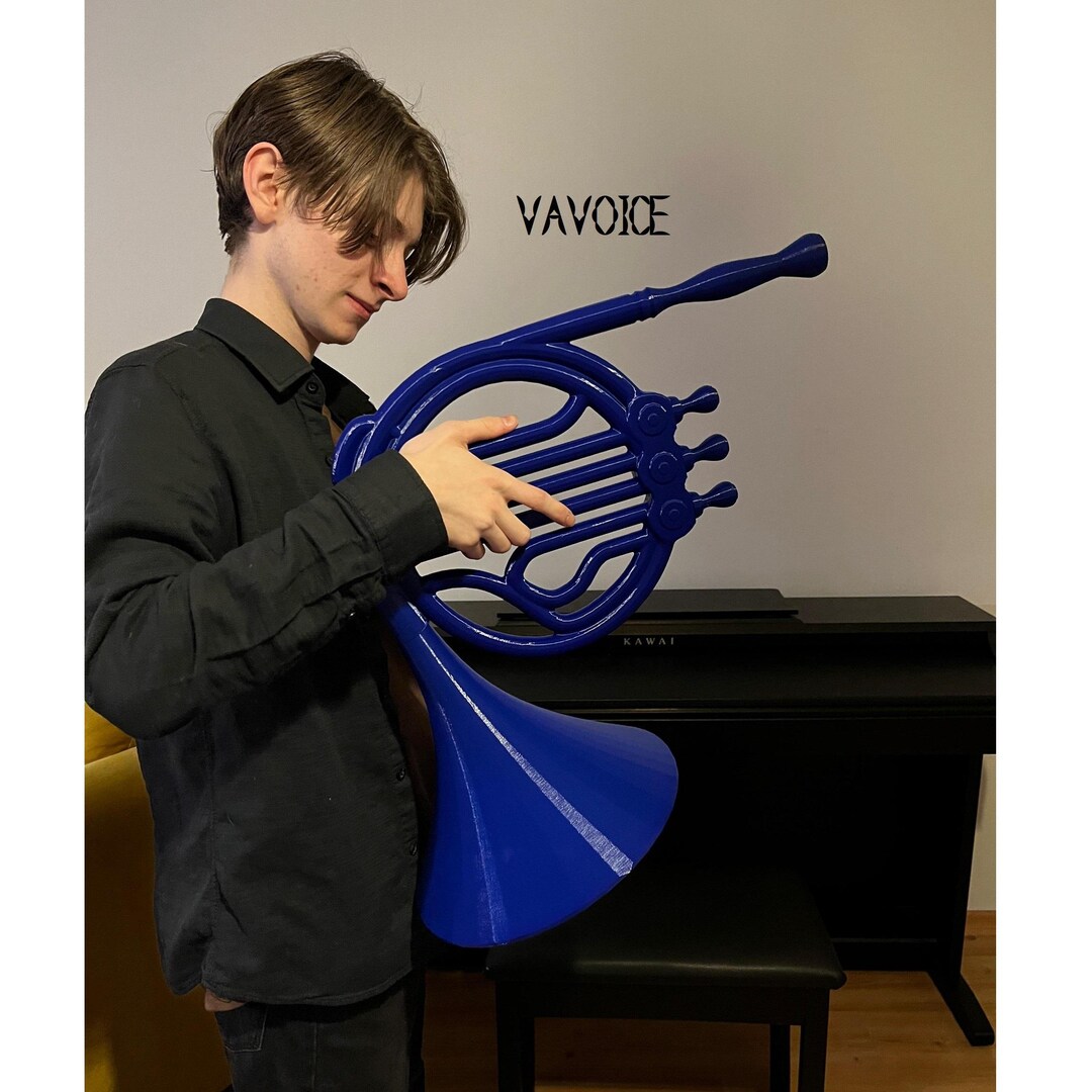 Blue French Horn - Himym - Romantic Wedding Present - Engagement Gift ...