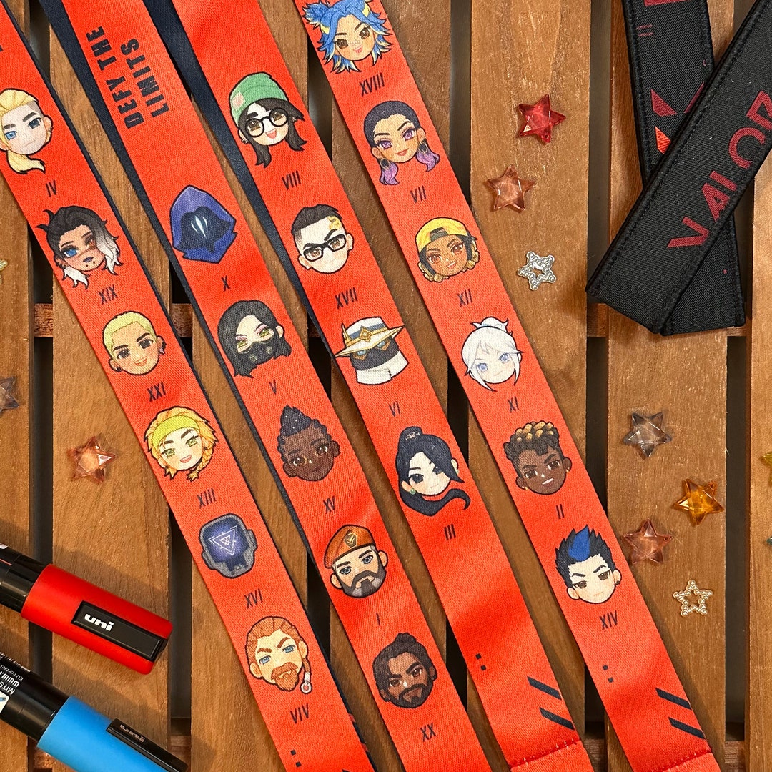 Valorant Agent Role Lanyard - Etsy