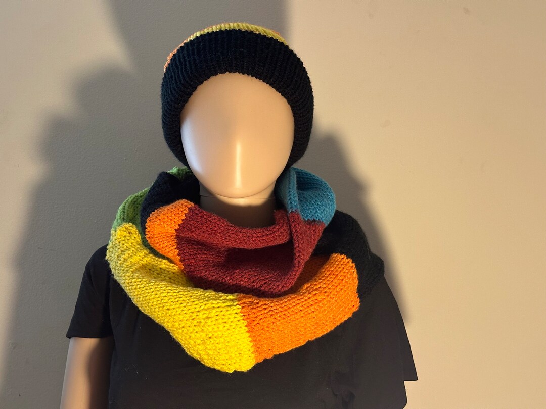 Extra Long Hat With Infinity Scarf to Match - Etsy