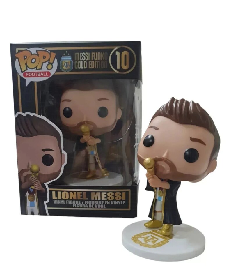 Funko POP Lionel Messi Gold Edition - Etsy