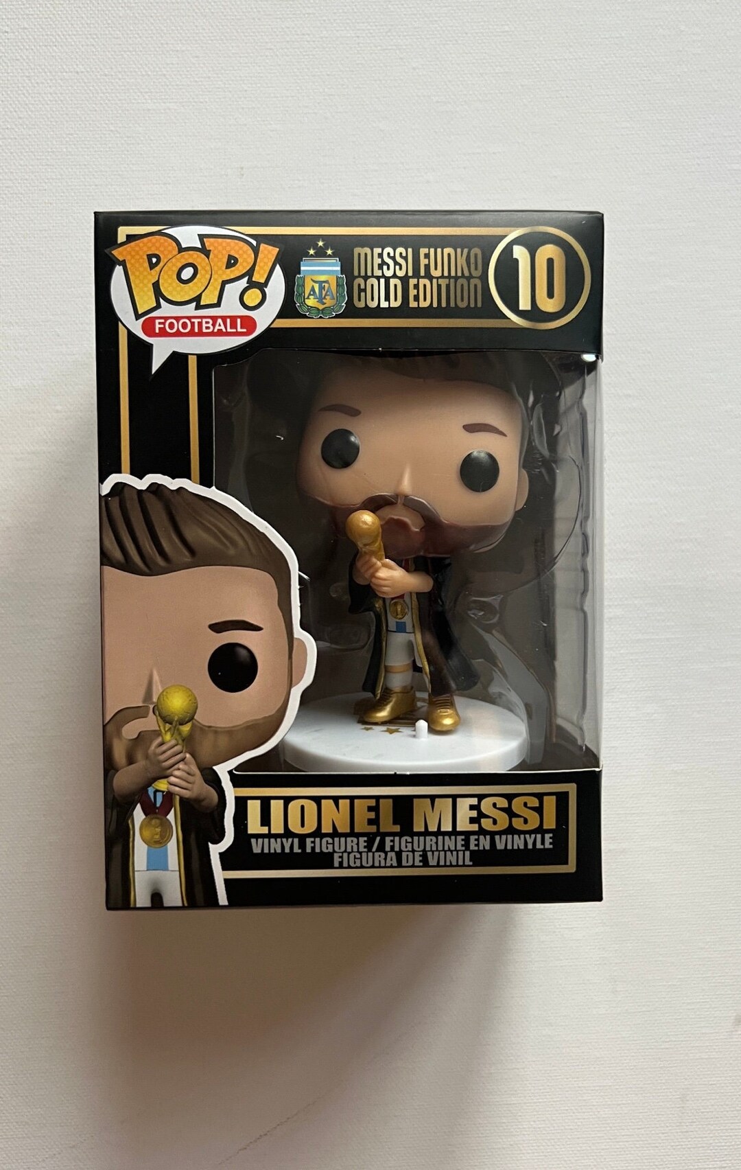 Funko POP Lionel Messi Gold Edition - Etsy