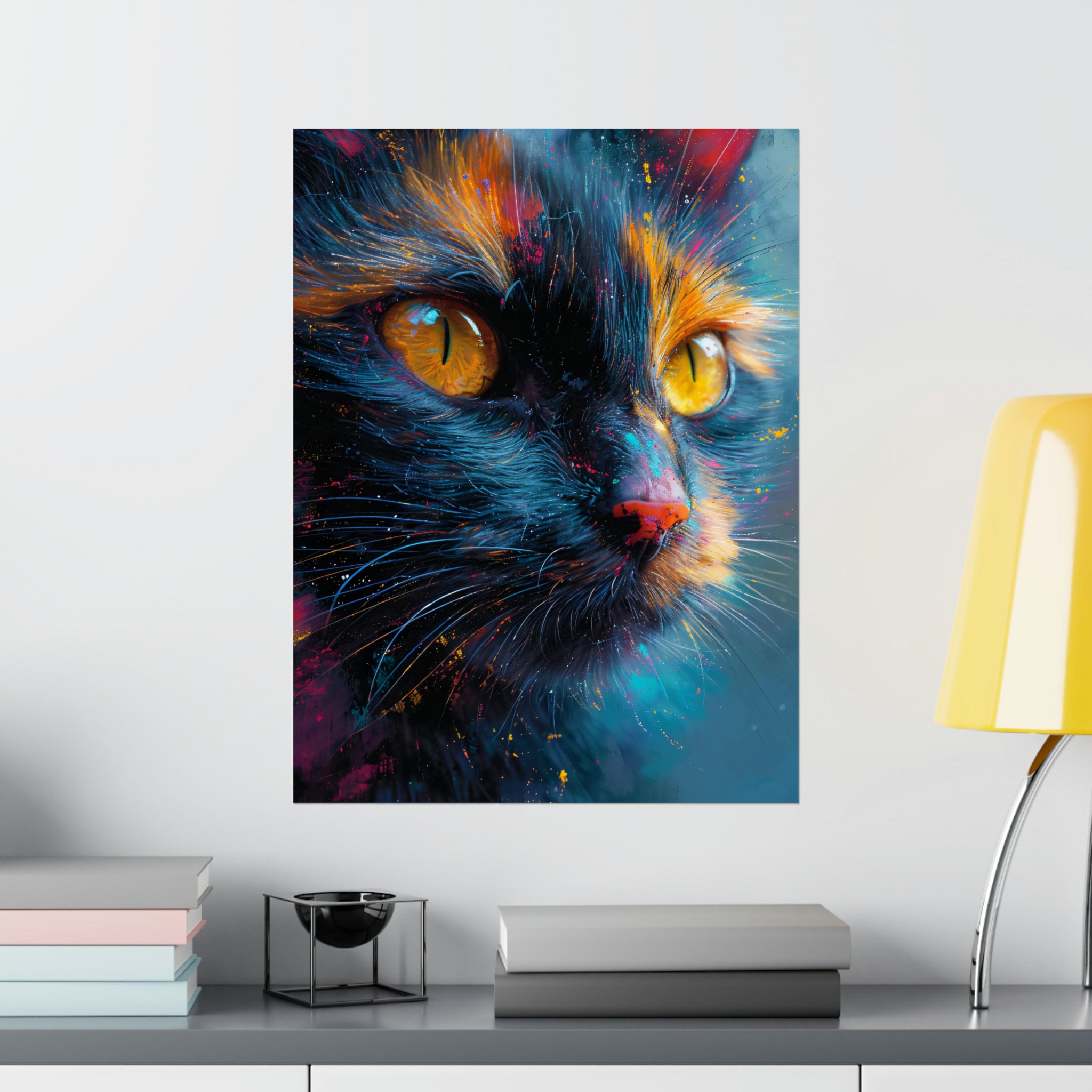 CAT POSTER Cat Wall Art, Wall Art Poster, Cat Lover Art, Room Decor ...