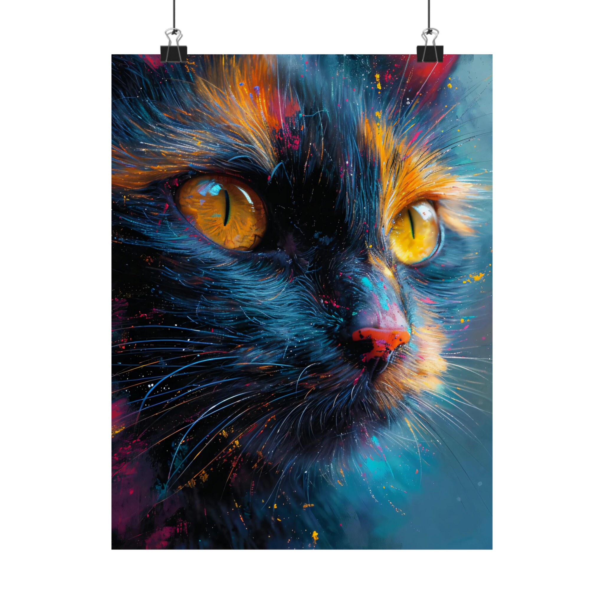 CAT POSTER Cat Wall Art, Wall Art Poster, Cat Lover Art, Room Decor ...