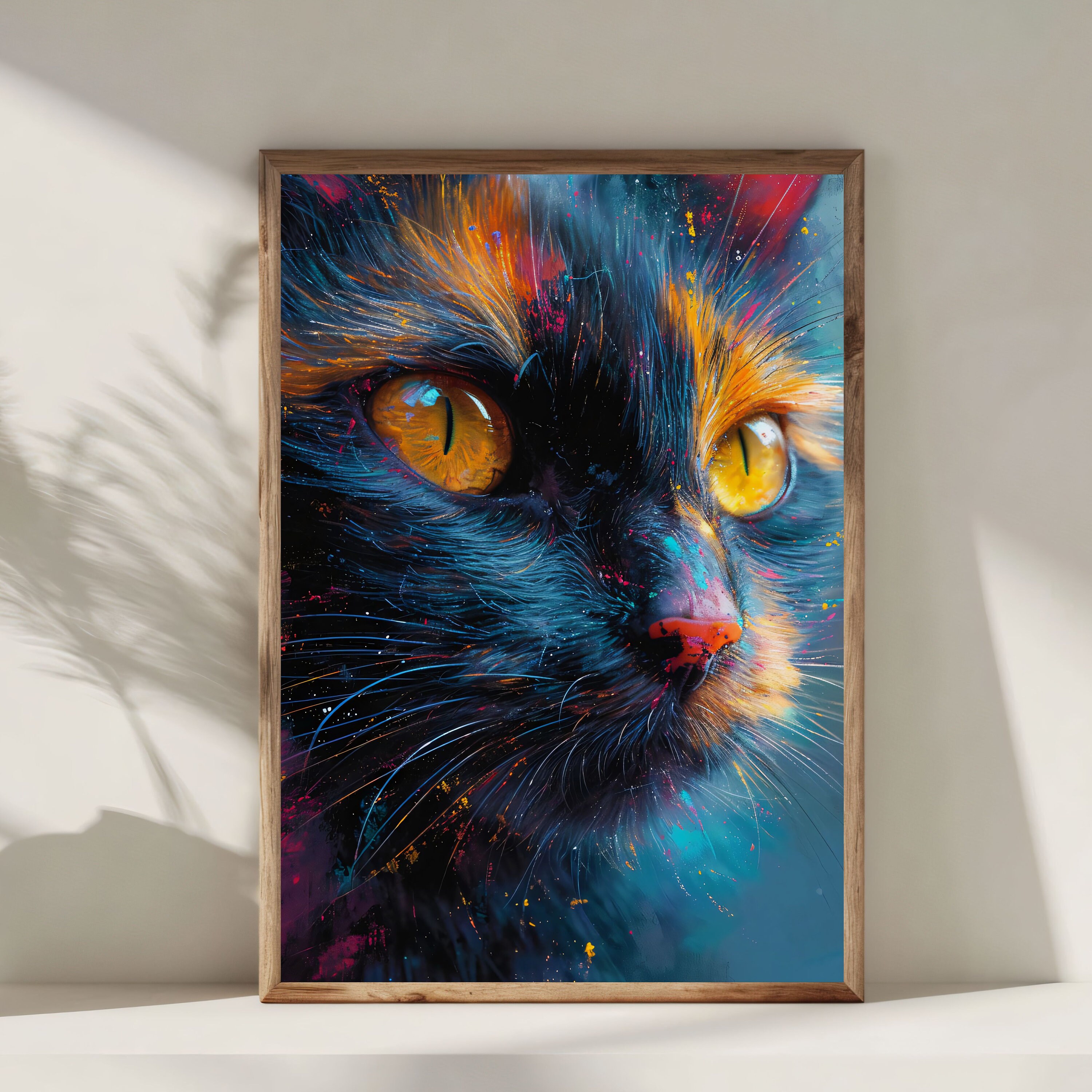 CAT POSTER Cat Wall Art, Wall Art Poster, Cat Lover Art, Room Decor ...