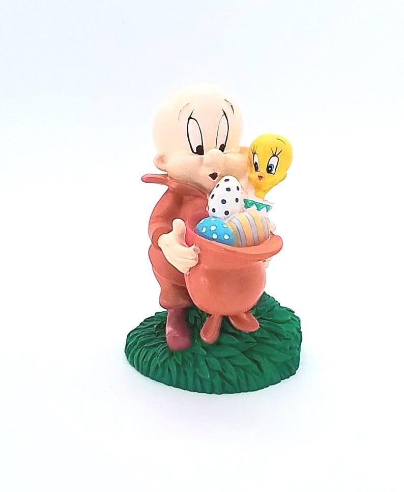 Elmer Fudd and Tweety Bird Easter Figurine - Etsy