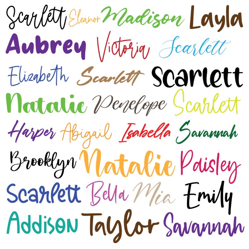 Beautiful 41 Font Bundle, Cursive Font, Canva Font, Script Font, Fonts ...