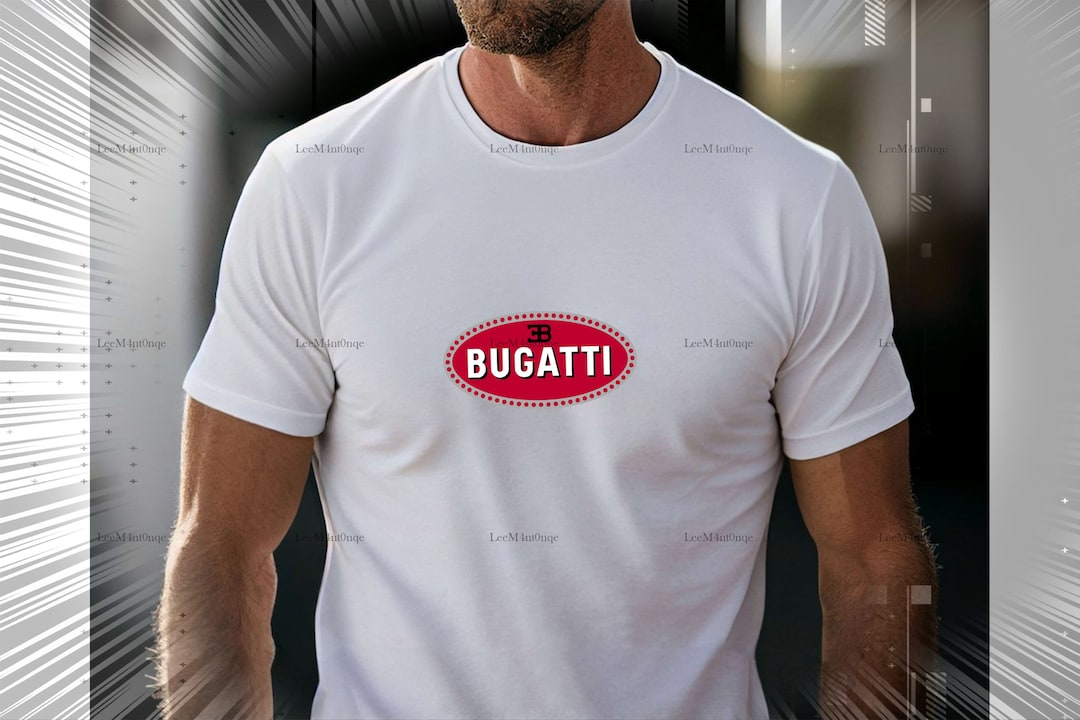 Vintage Bugatti Logo Car Shirt, Luxury Car Shirt, Bugatti Shirt, Logo ...