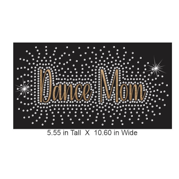 Rhinestone Dance Mom Svg - Etsy