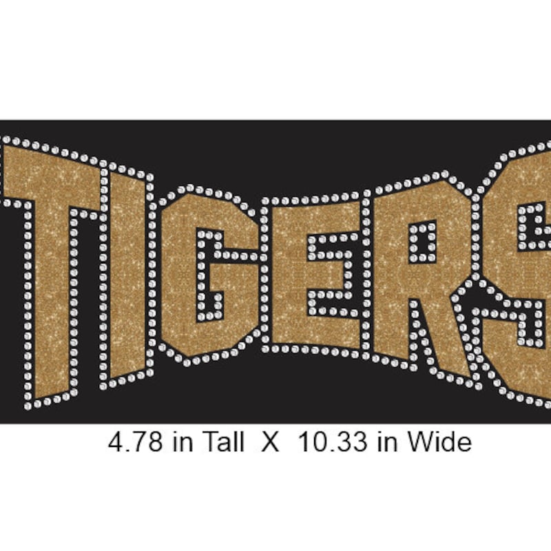 Rhinestone Tiger - Etsy