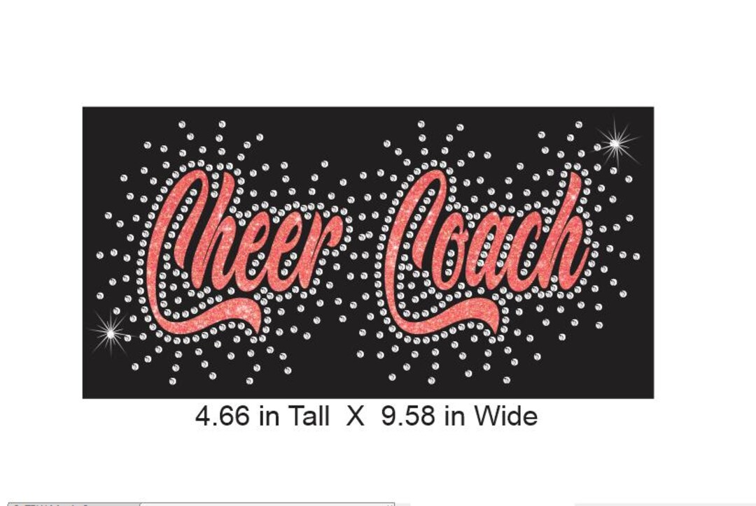 Cheer Coach With Tail INSTANT DOWNLOAD Custom Wording Download ...