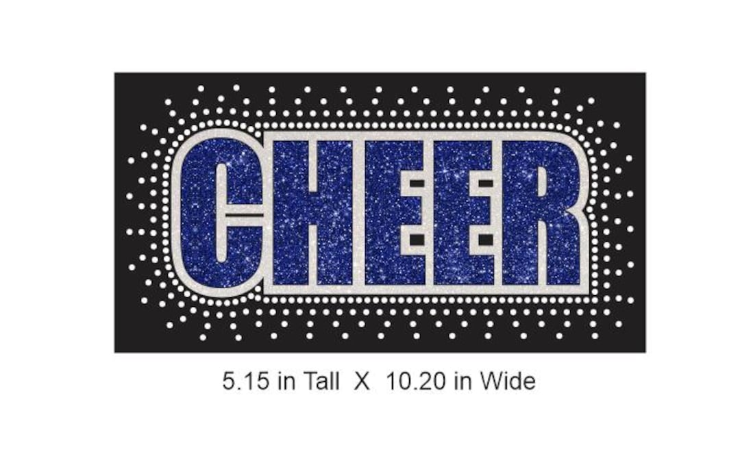Cheer Impact Download Rhinestone and 2 Color Vinyl Combo CUT TEMPLATE ...