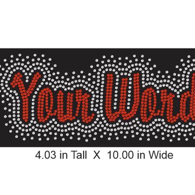 Starburst Rhinestone Template - Etsy