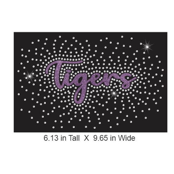 Rhinestone Tiger - Etsy