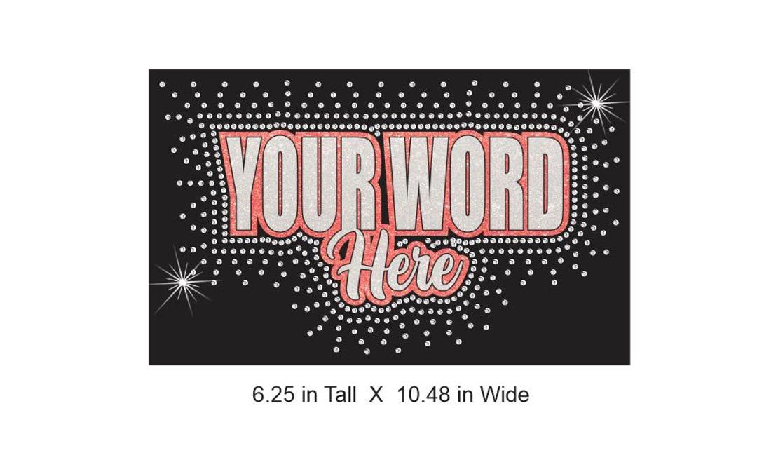 Impact Double Create Your Own Wording Custom Download Rhinestone ...