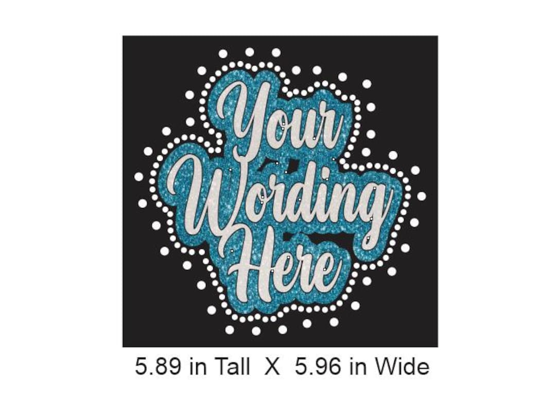 Stacked Your Wording Combo Design Custom Create Your Own Name With ...