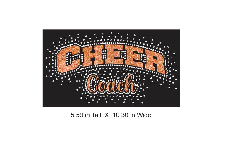 Cheer Coach Varsity Double Download Rhinestone and Vinyl Combo CUT ...