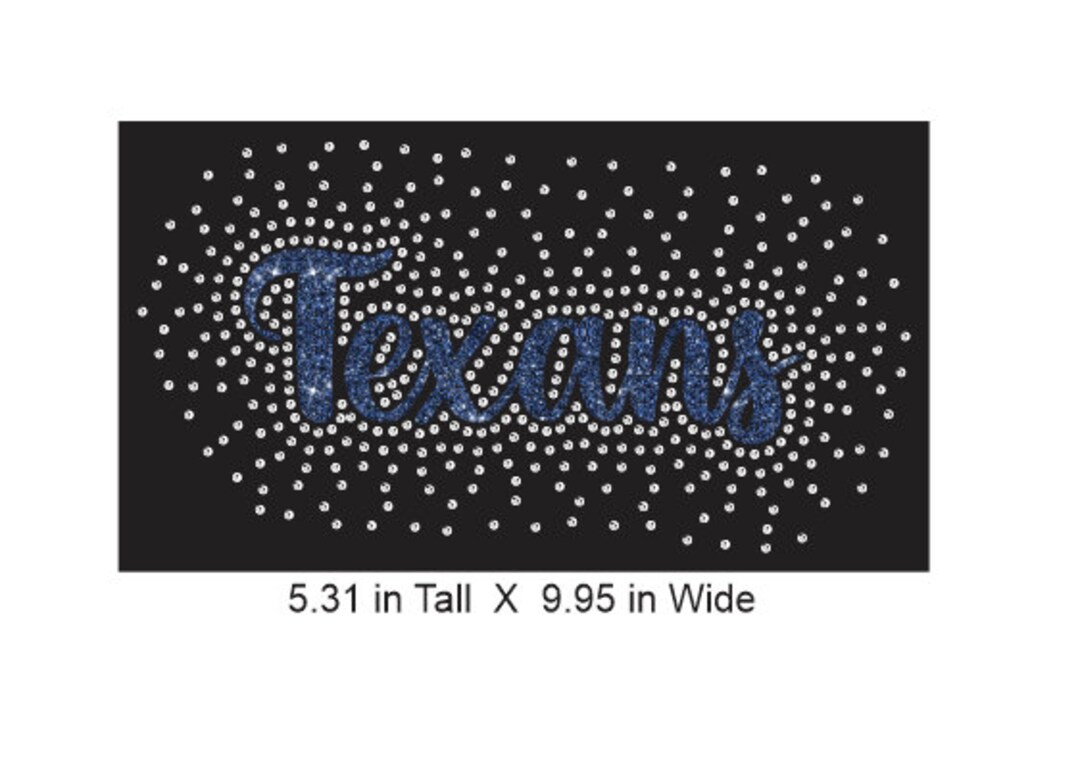 Texans Cursive Burst Download Rhinestone and Vinyl Combo CUT TEMPLATE ...