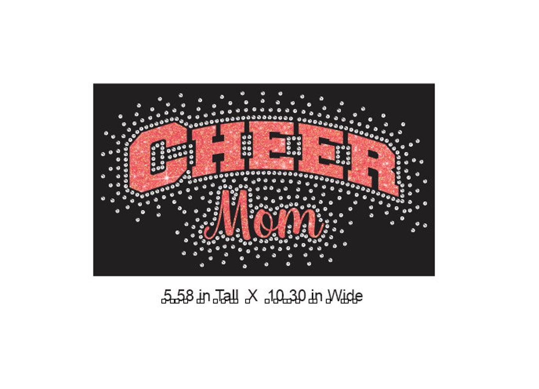 Cheer Mom Varsity Double Download Rhinestone and Vinyl Combo CUT ...