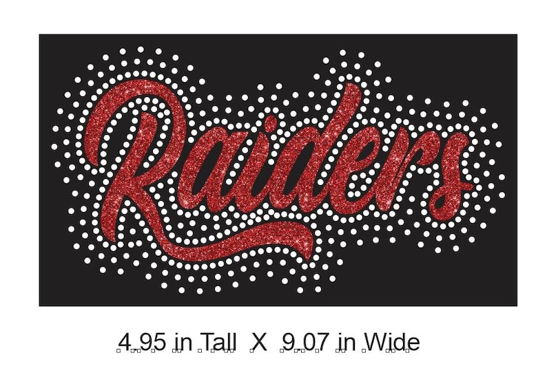 Raiders Tail Burst Download Rhinestone and Vinyl Combo CUT TEMPLATE ...