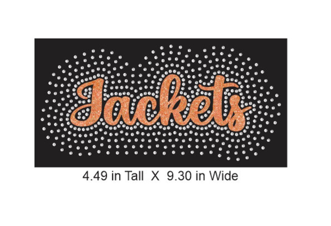 Jackets Cursive Burst Download Rhinestone and Vinyl Combo CUT TEMPLATE ...