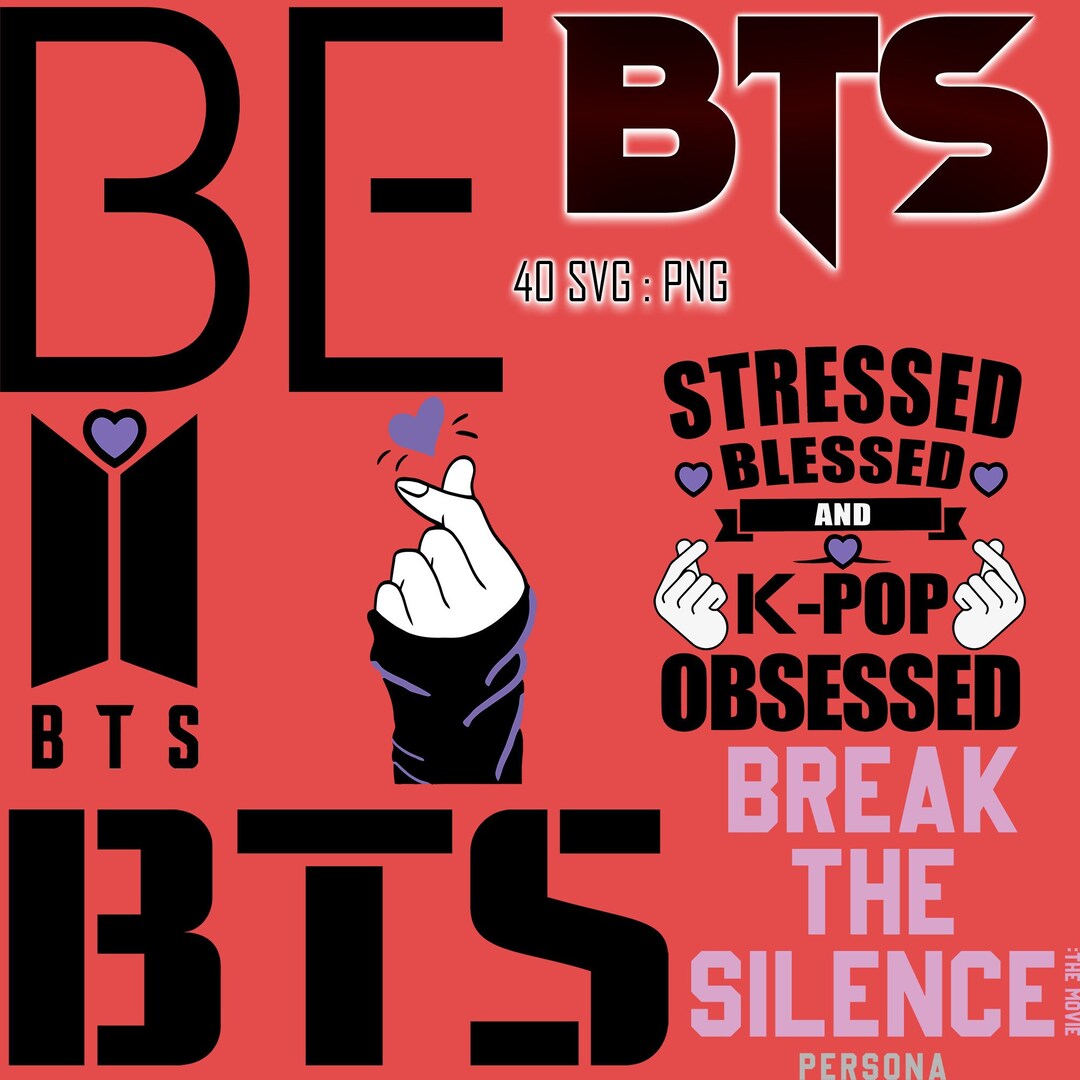 Bts Svg Bundle Bts Clipart Kpop Svg Stickers File BT21 Svg for Cricut ...