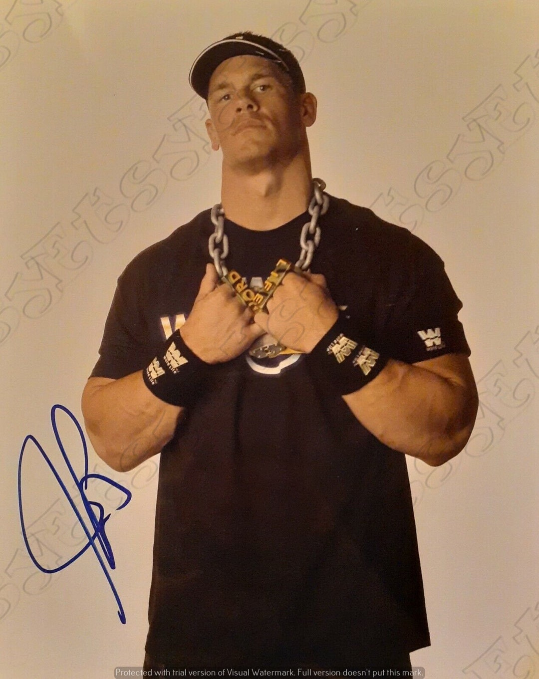 John Cena WWE Actor Wrestling Champion the Marine Signed Autograph ...