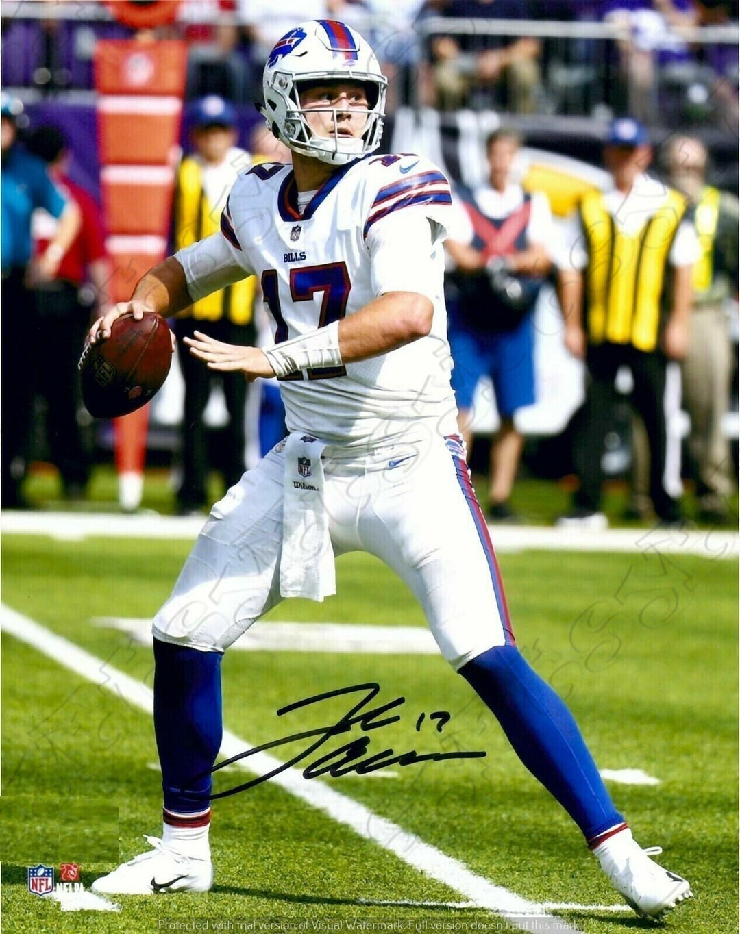 Josh Allen Buffalo Bills Signed Autograph Premium Quality Glossy 8x10 ...