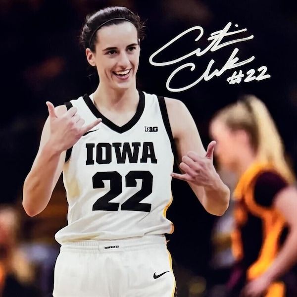 Caitlin Clark Autograph Photo - Etsy