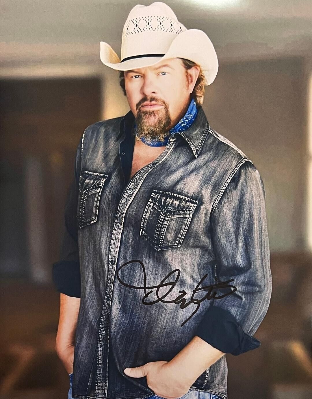 Toby Keith Signed Autograph Premium Quality Glossy 8x10 Print Country ...