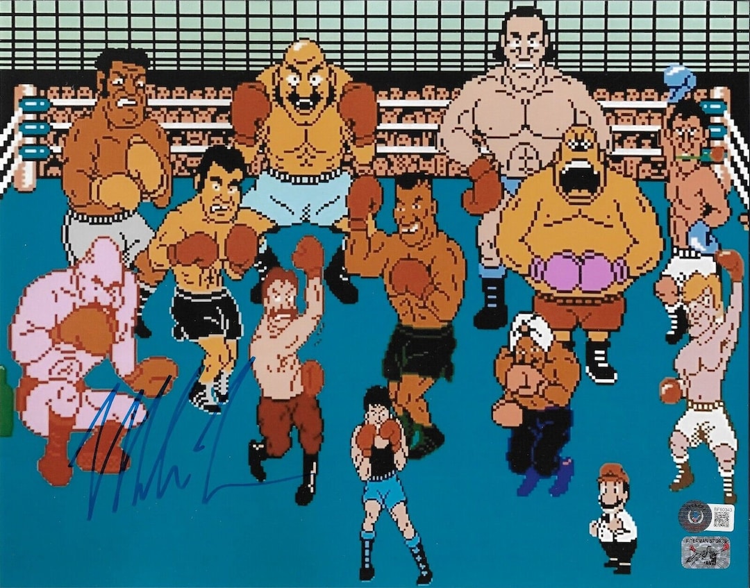 Mike Tyson Punchout All Boxers Signed Autograph Premium Quality Glossy ...