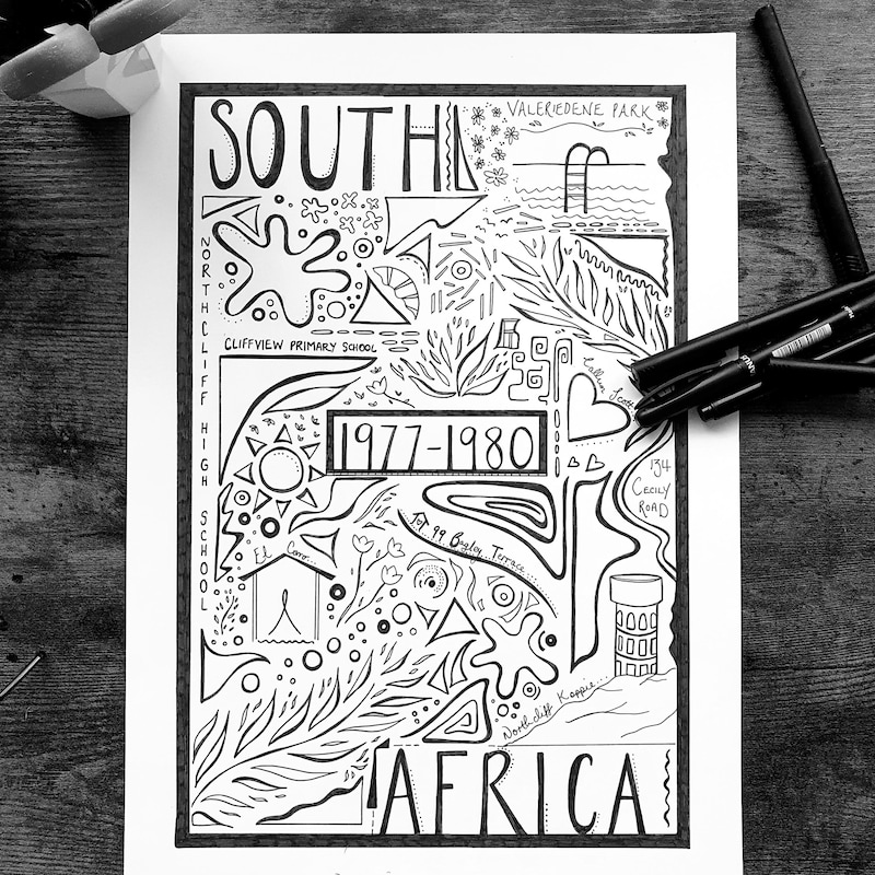 Original Drawn Prints - Etsy UK