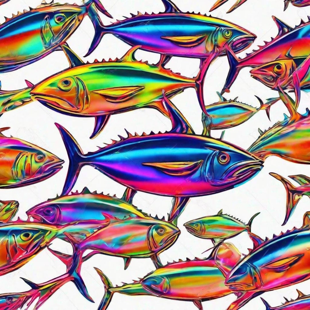 Tuna Vibrant Printable - Etsy