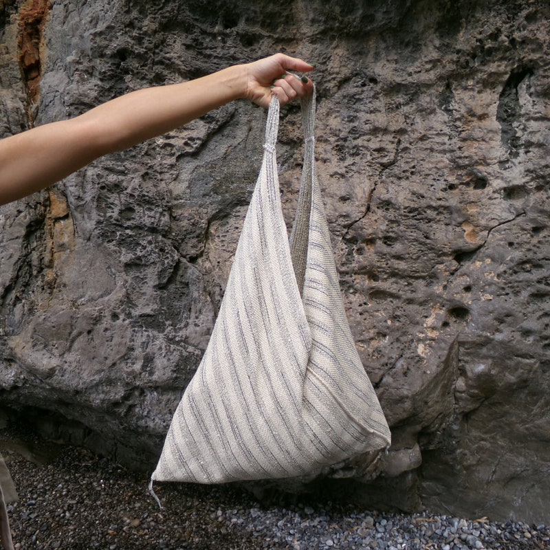 Linen Shoulder Bag - Etsy