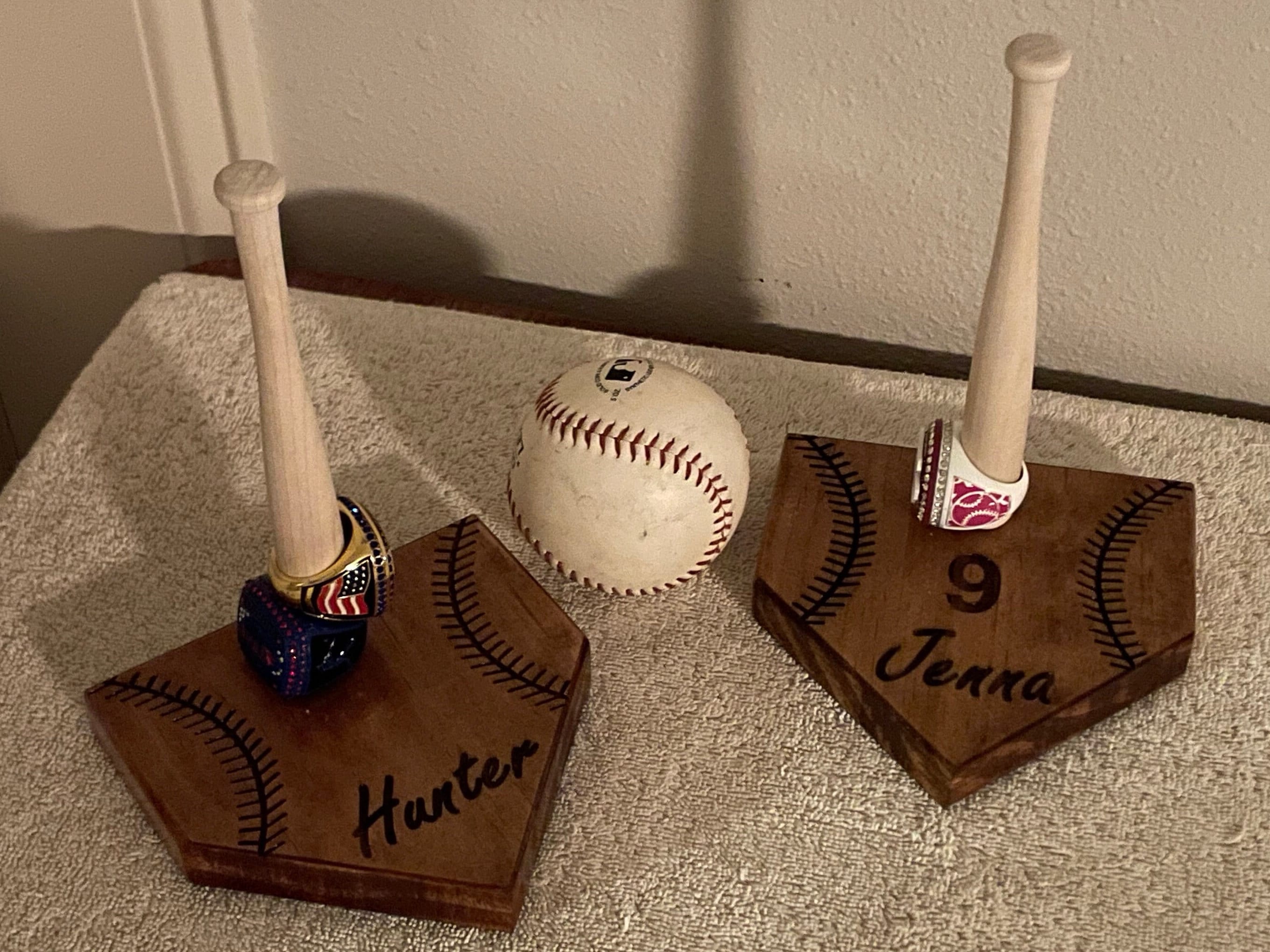 5 Baseball/softball Ring Stand - Etsy