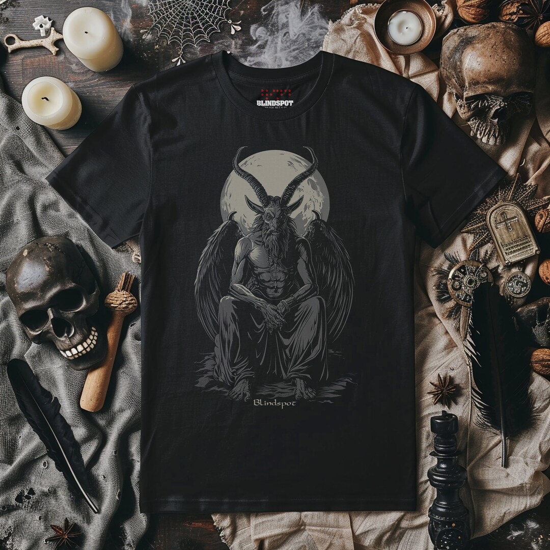 Devil Baphomet T-shirt | Occult Clothing | Black Metal | Weirdcore ...