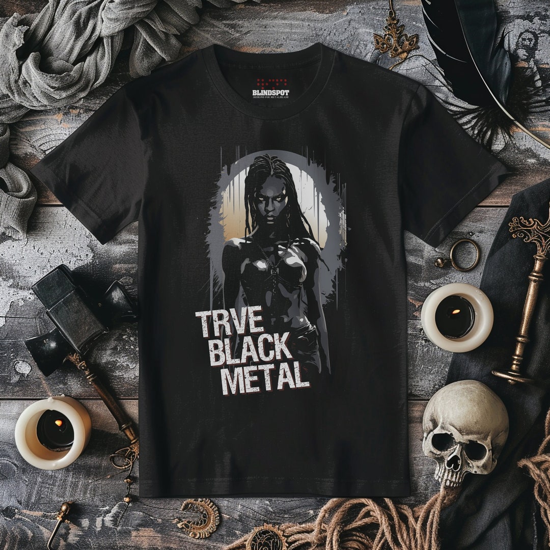 Trve Black Metal T-shirt | Black Women | Occult Clothing | Black Metal ...