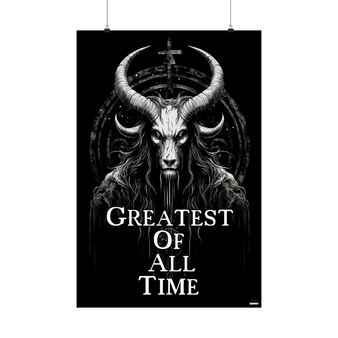 Greatest of All Time Matte Vertical Posters - Etsy