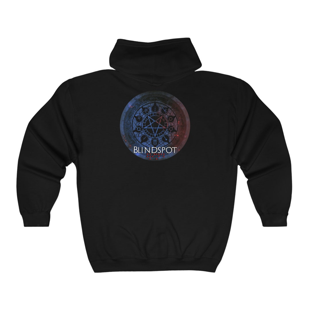 Blindspot Pentagram Zip-up Hoodie With Blindspot Logo on Front Left ...