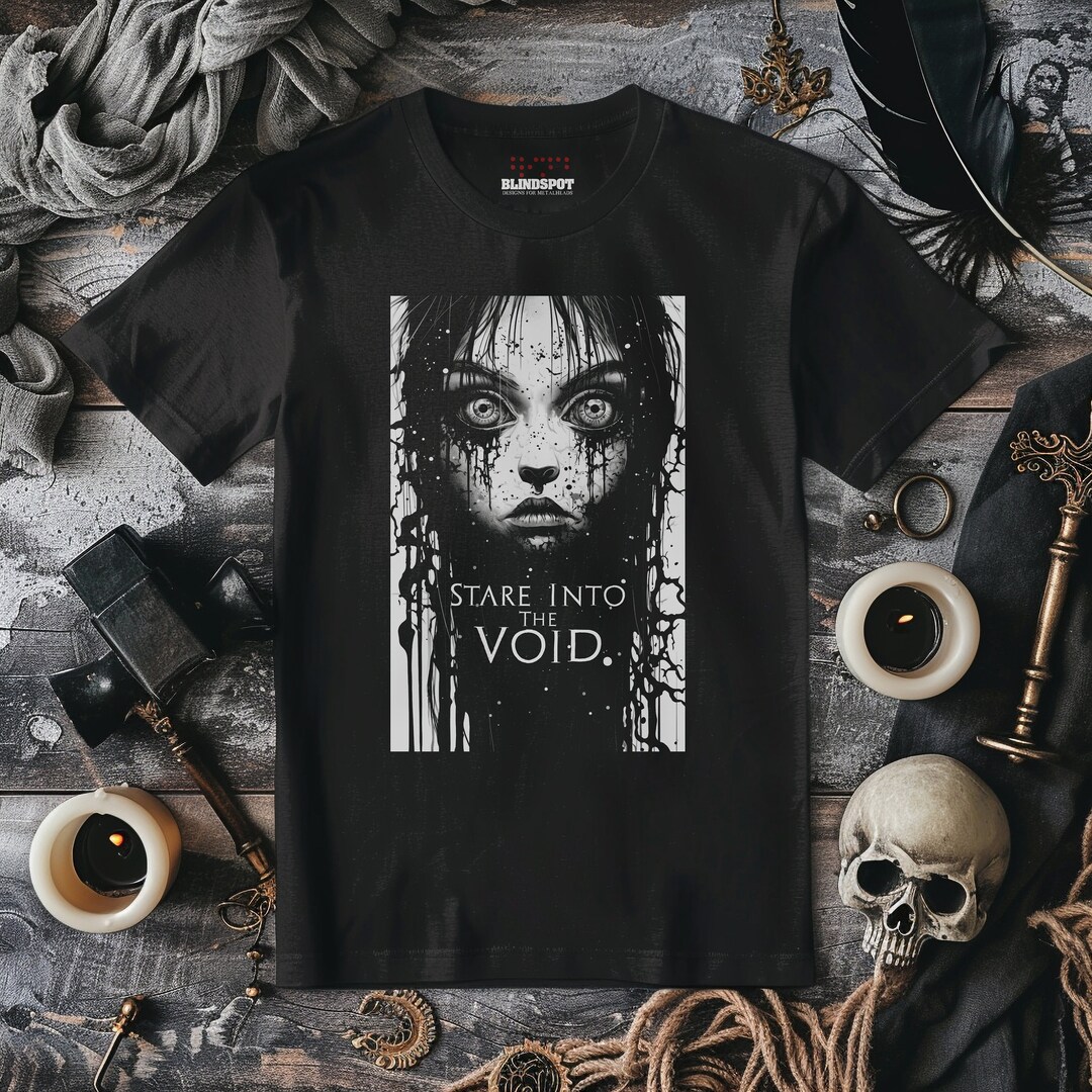 Stare Into the Void T-shirt | Occult Clothing | Black Metal | Weirdcore ...