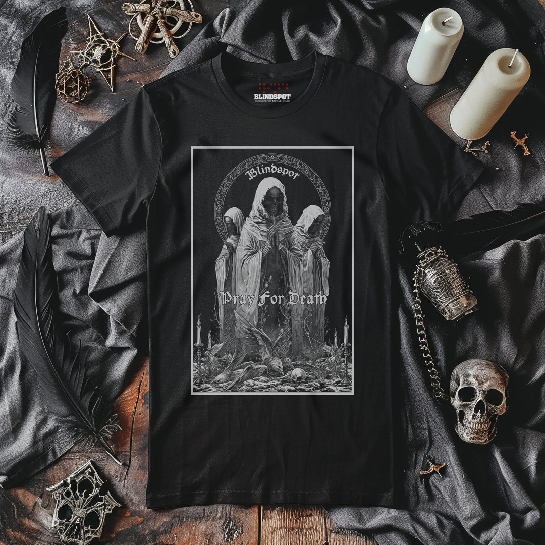 Pray for Death T-shirt | Satanic Occult Clothing | Black Metal ...