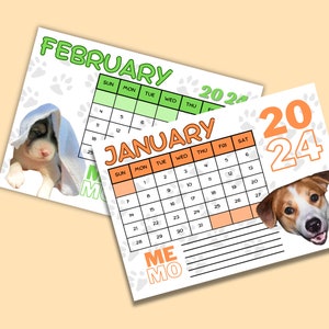 The Paw Print Calendar 2024 - Etsy