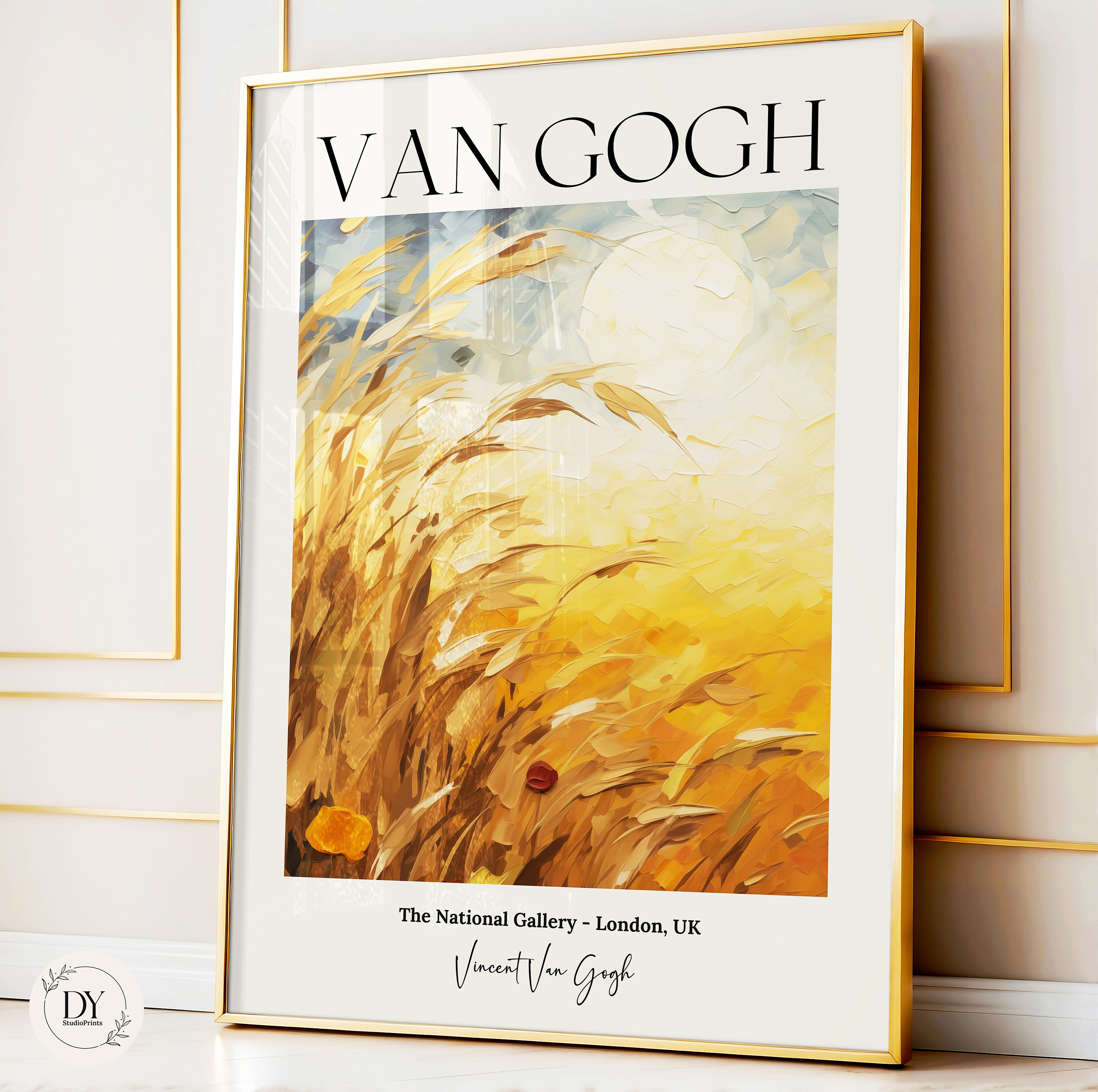 Van Gogh Wall Art Set of 6, Trendy Poster, Oil Painting Print, Gallery ...