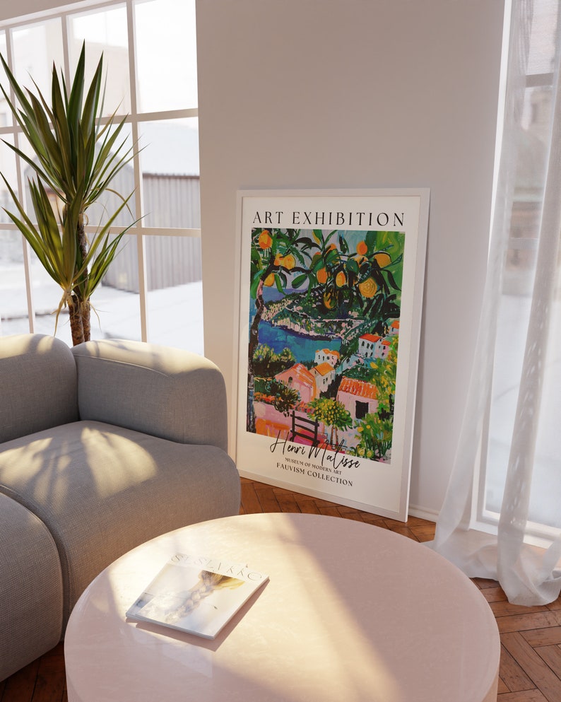Henri Matisse Art Exhibition Poster, Fauvism Collection Print, Modern ...
