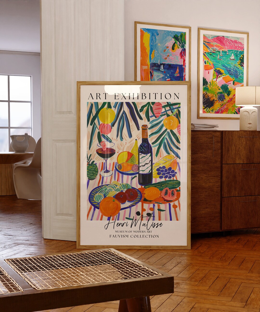 Verano Poster, Red Wall Art, Dopamine Decor, Kitchen Poster, Summer ...