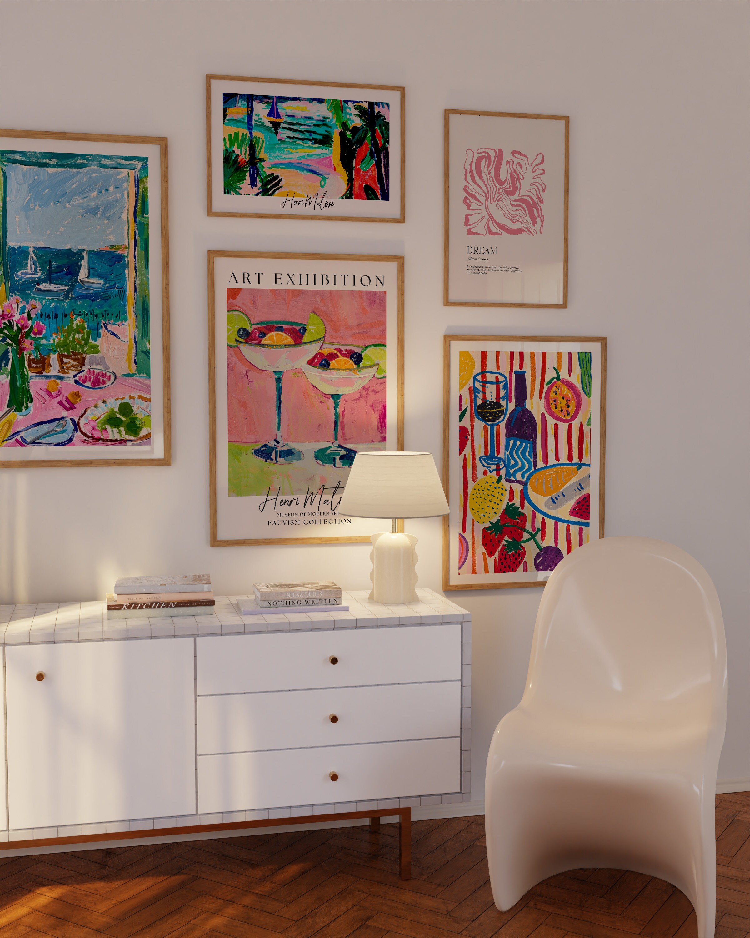 Alcohol Art Matisse Poster, Retro Cocktail Poster, Bar Cart Print ...